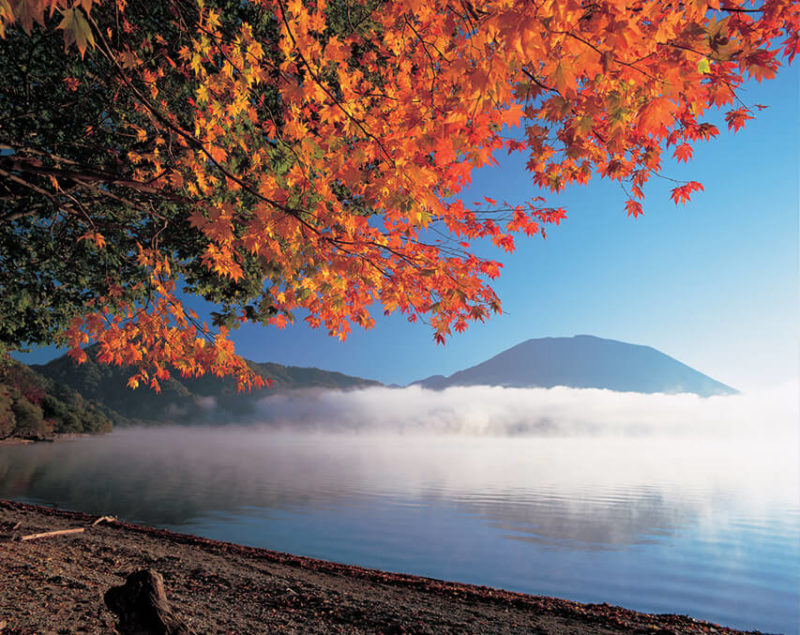 Surrounded by Autumn Colors at Chuzenji Lake in Nikko, Japan ...