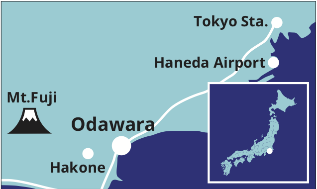 Just 35-minute away from Tokyo Station: ODAWARA - WAttention.com
